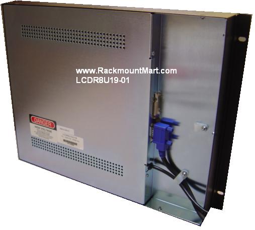 Rackmount Mart - 6U/7U/8U/9U Rack Display - LCDR8U19-01
